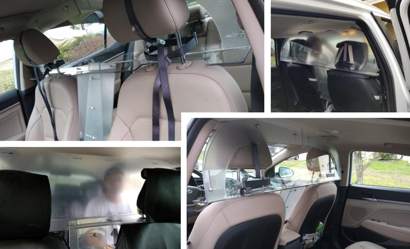 The RideShare Safety Partition is an effective tool against the Corona
